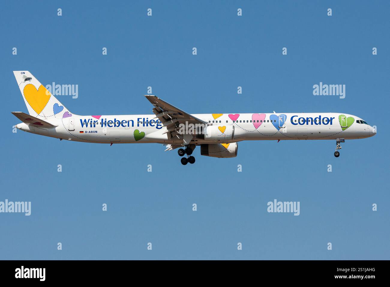 Condor Boeing 757-300 in Wir lieben Fliegen livery with registration D ...