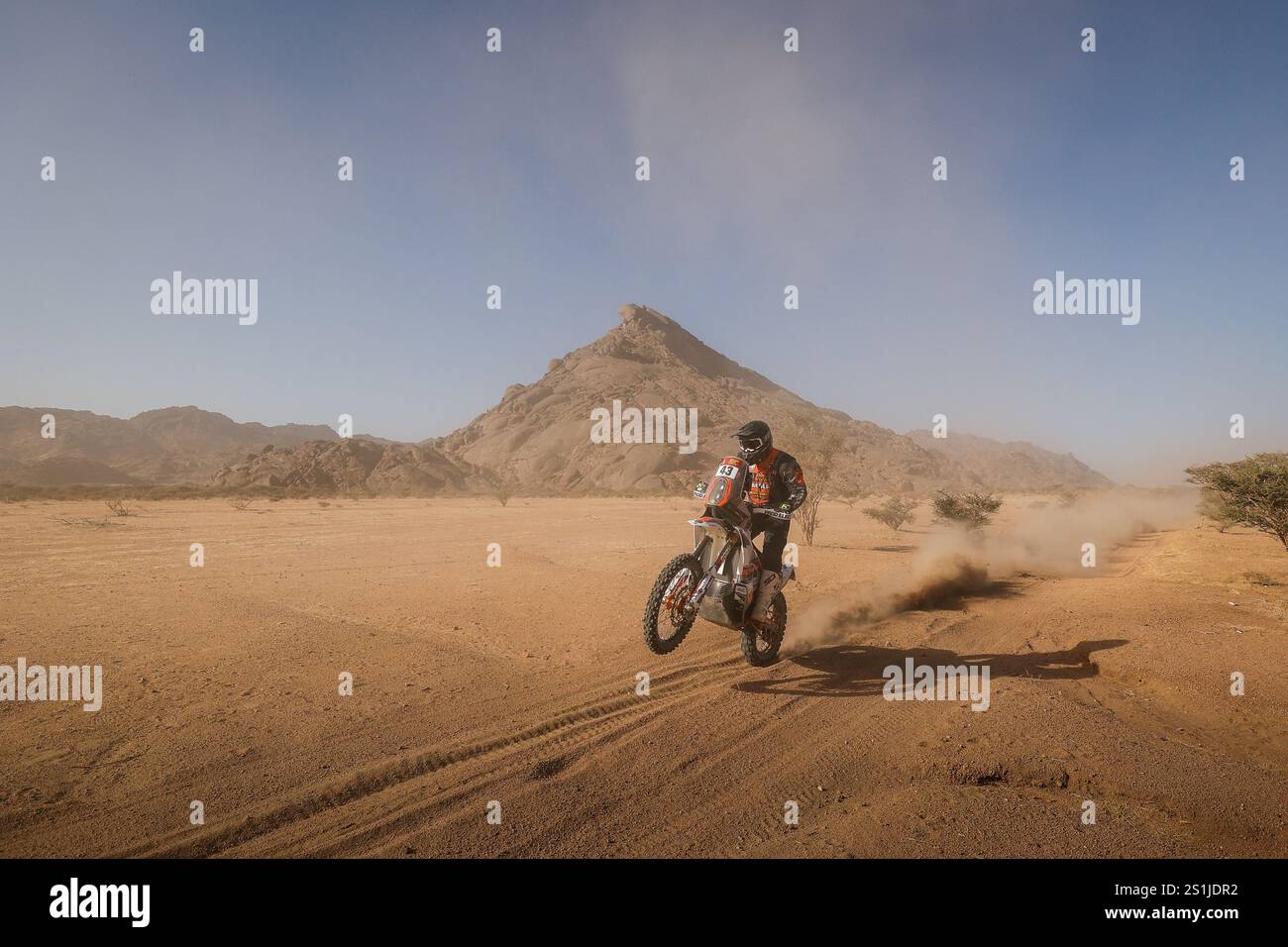 Bisha, Arabie Saoudite. 04th Jan, 2025. 43 DALBEC Julien (fra), KTM, Nomade Racing, FIM W2RC ...