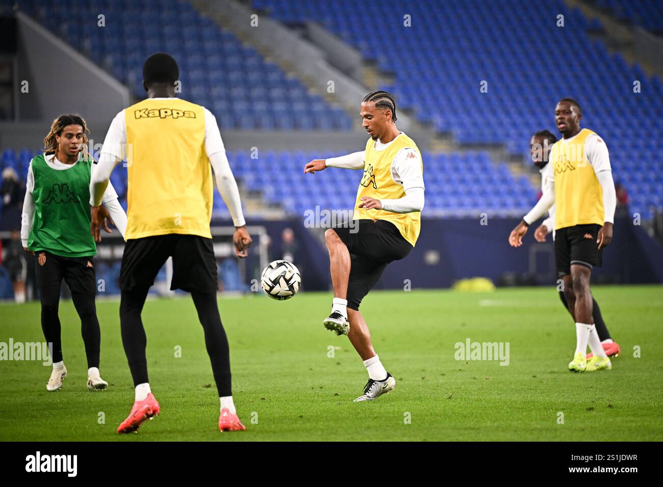 05 Thilo KEHRER (asm) during Paris Saint Germain and Monaco training ...
