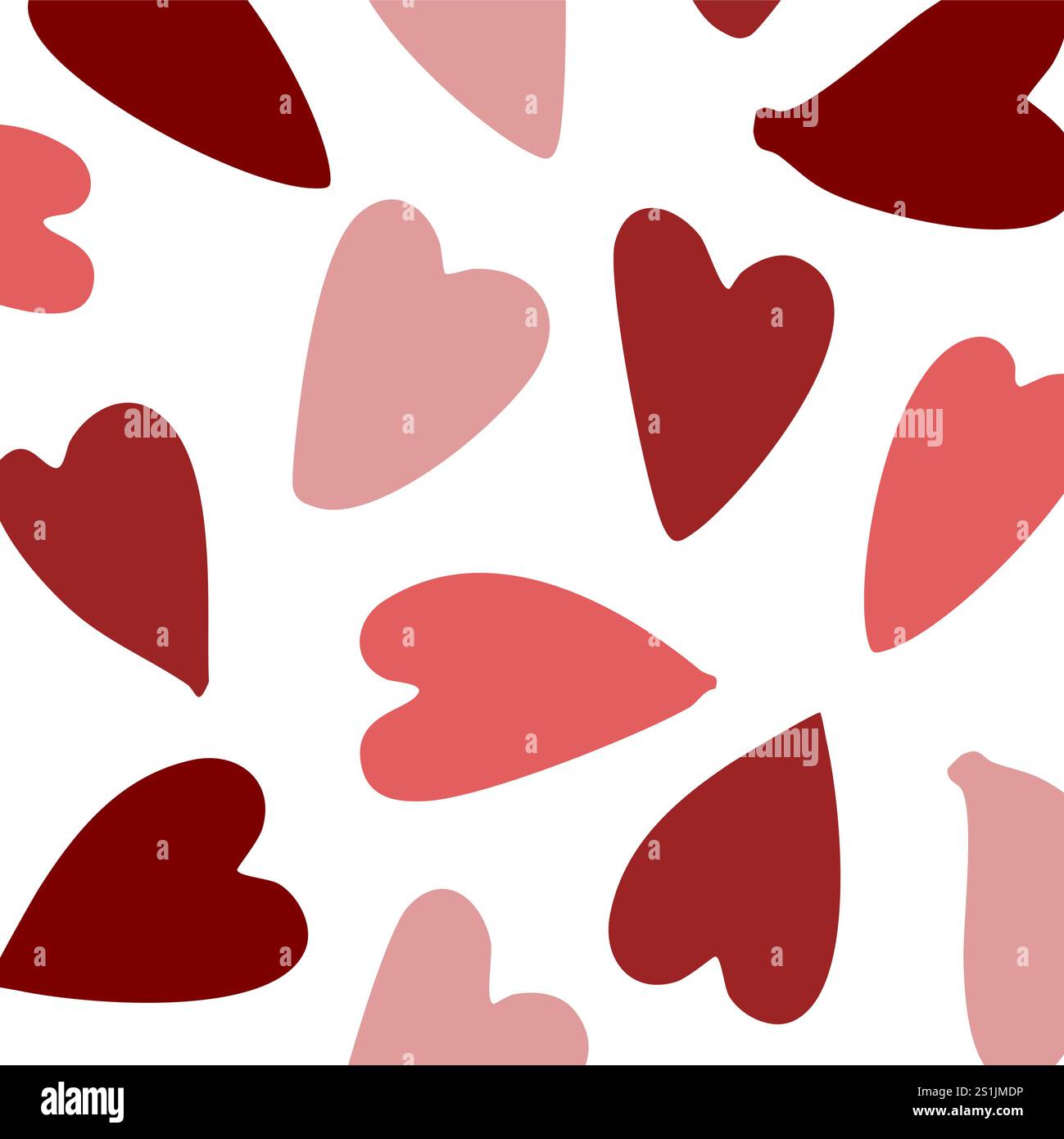 Cute hand drawn heart pattern background. Printable great background ...