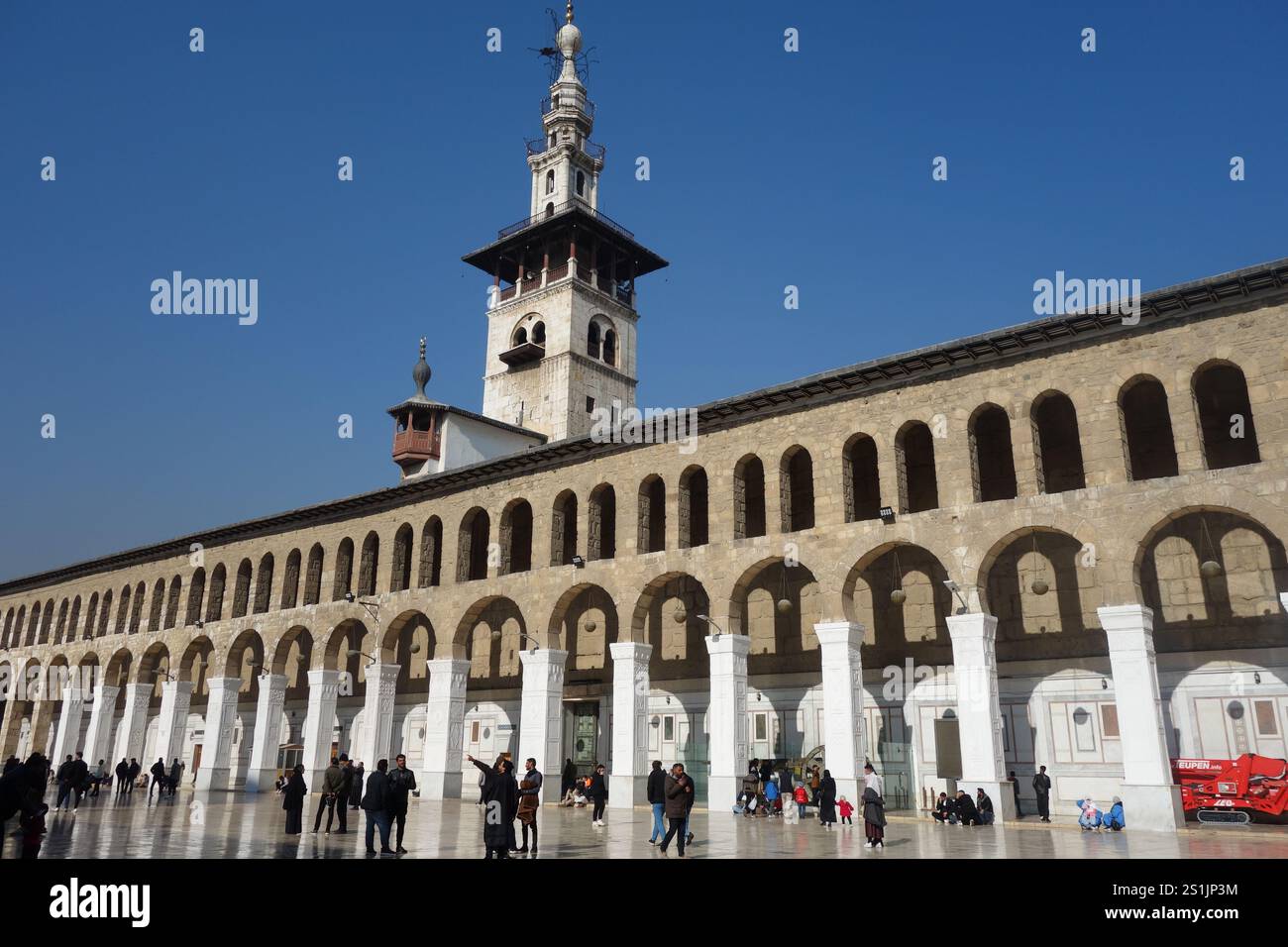 Damascus Sham, Syria. 03rd Jan, 2025. People gather for the Friday ...