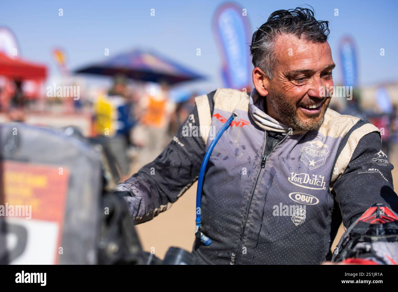 Bisha, Arabie Saoudite. 04th Jan, 2025. CASTEU David (fra), Husqvarna ...