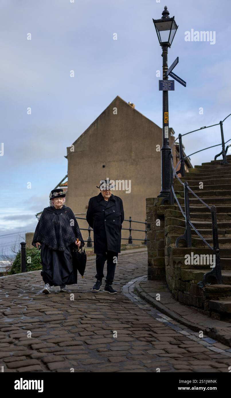 whitby goth weekend Stock Photo - Alamy
