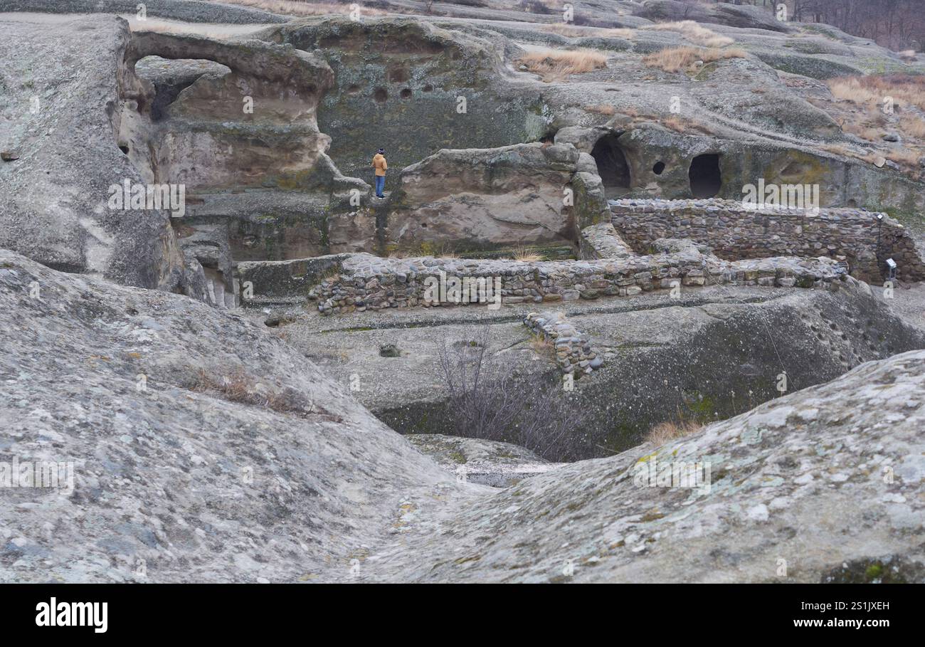 The Ancient Uplistsikhe Archaeological Site in Georgia, featuring Rock ...