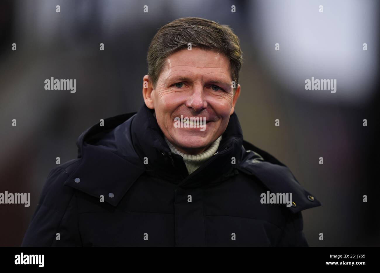 Crystal Palace manager Oliver Glasner before the Premier League match ...