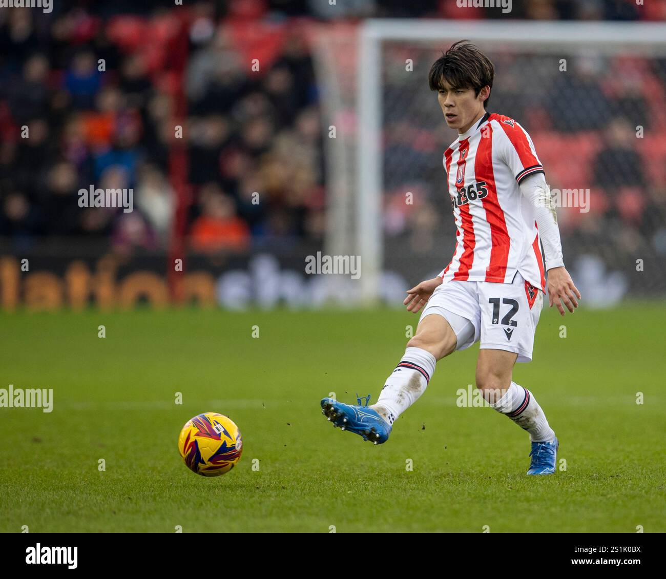 4th January 2025; Bet365 Stadium, Stoke, Staffordshire, England; EFL ...