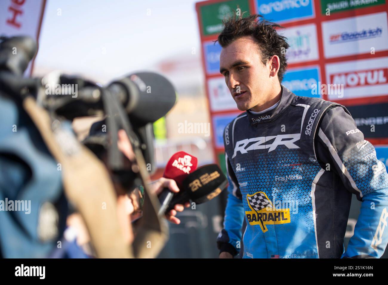 Bisha, Arabie Saoudite. 04th Jan, 2025. HEGER Brock (usa), Polaris ...