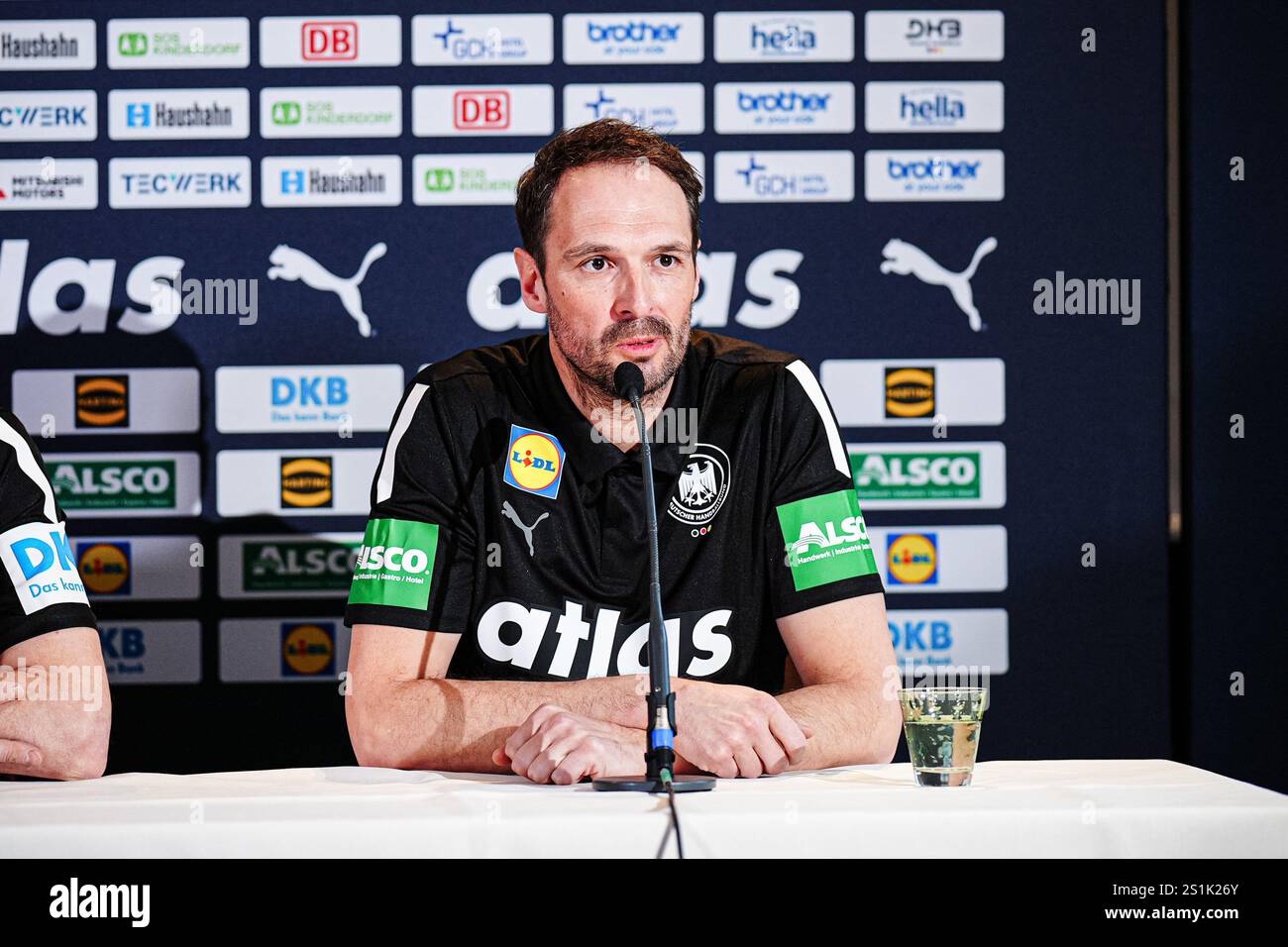 Benjamin Chatton (Deutschland, Manager) GER, Pressekonferenz ...