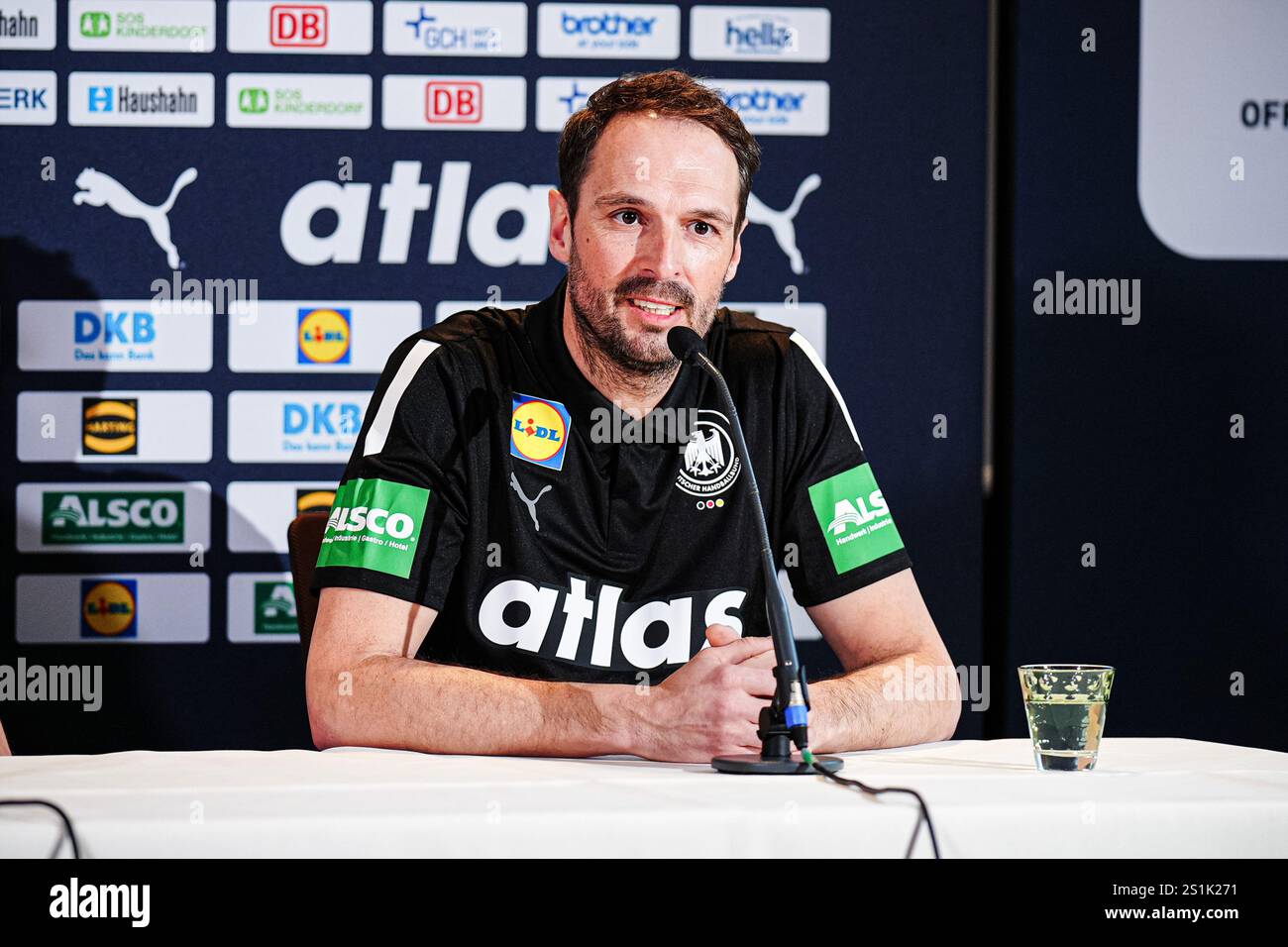 Benjamin Chatton (Deutschland, Manager) GER, Pressekonferenz ...