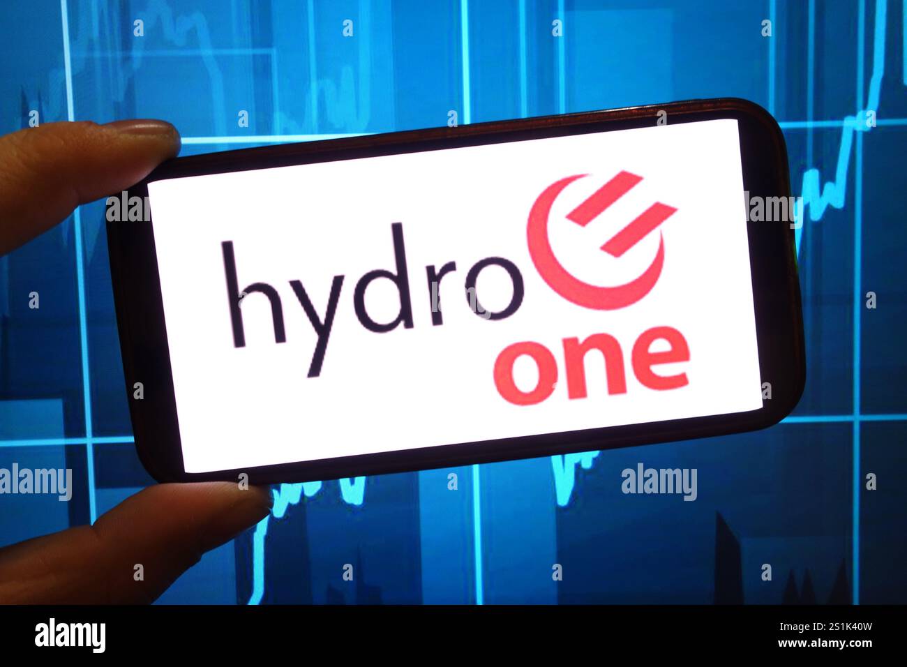 Poland. 4th Jan, 2025. In this photo illustration, the Hydro One ...