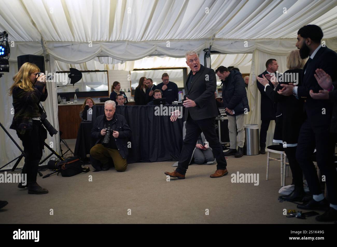 Reform UK MP Lee Anderson during the Reform UK East of England ...