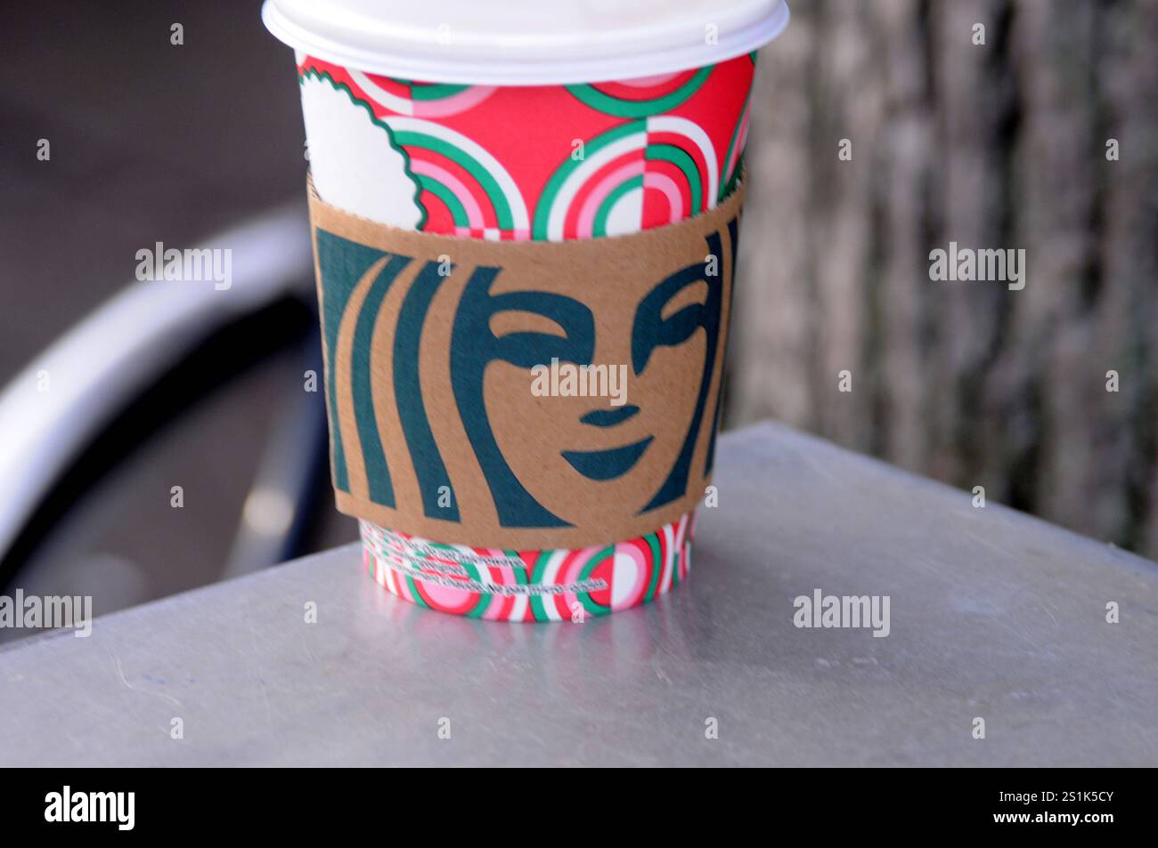 Copenhagen/Denmark /04 JANUARY 2025/ Seattle chain star bucks coffee ...