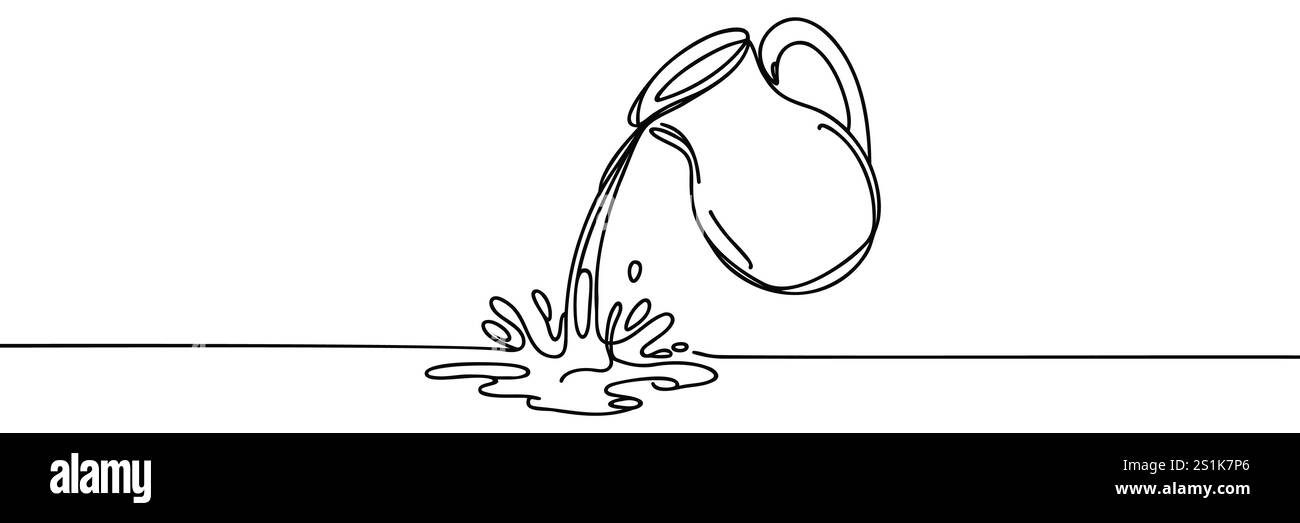 Water jug drawing Black and White Stock Photos & Images - Alamy