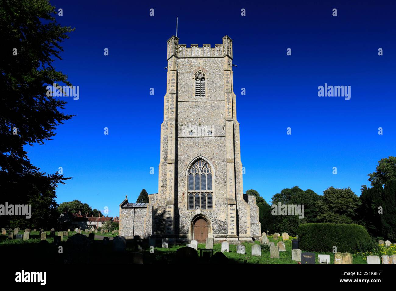 St James the Great church, Castle Acre village, North Norfolk, England ...