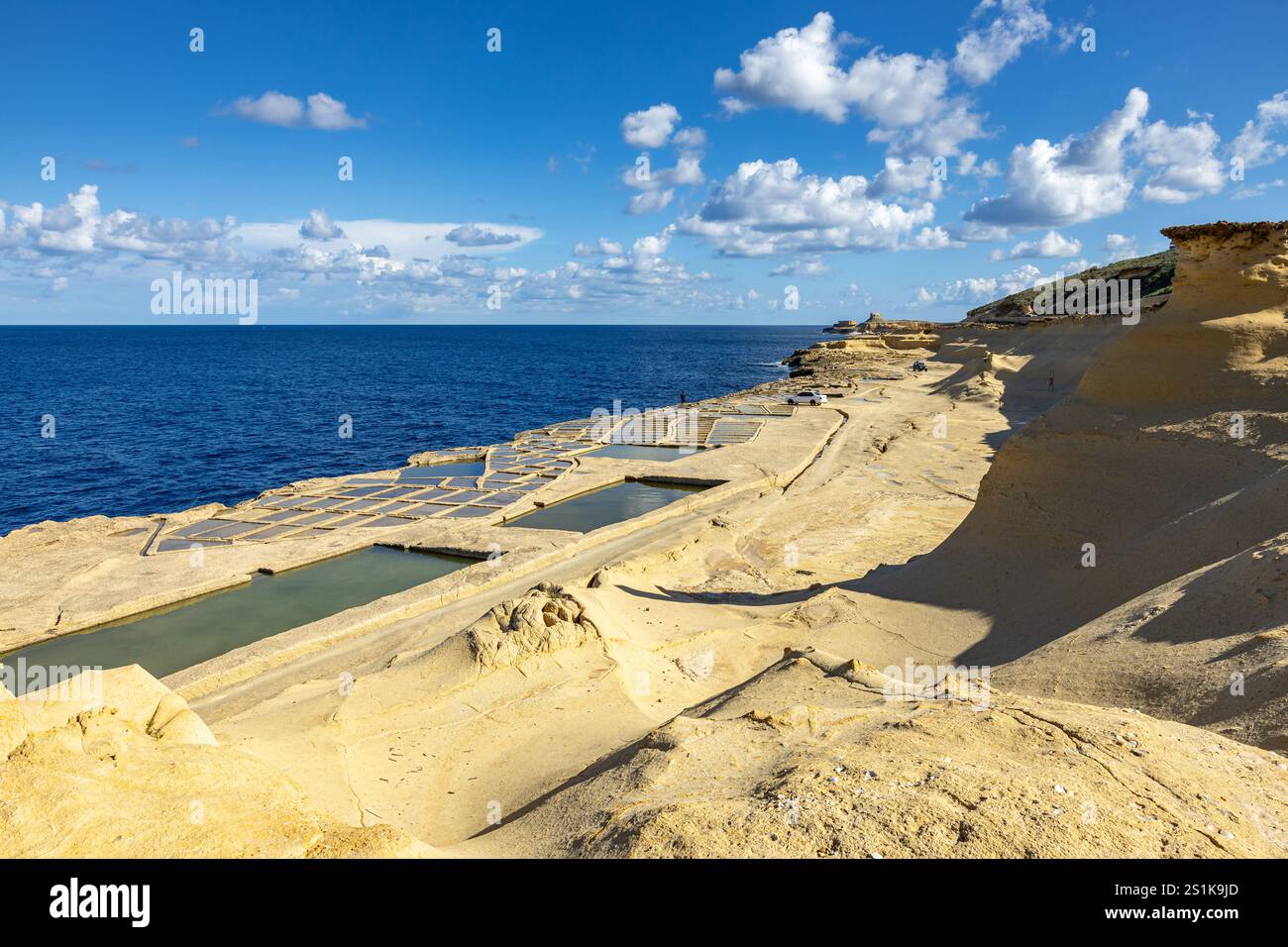 Salt Pans, Gozo, Malta Stock Photo - Alamy