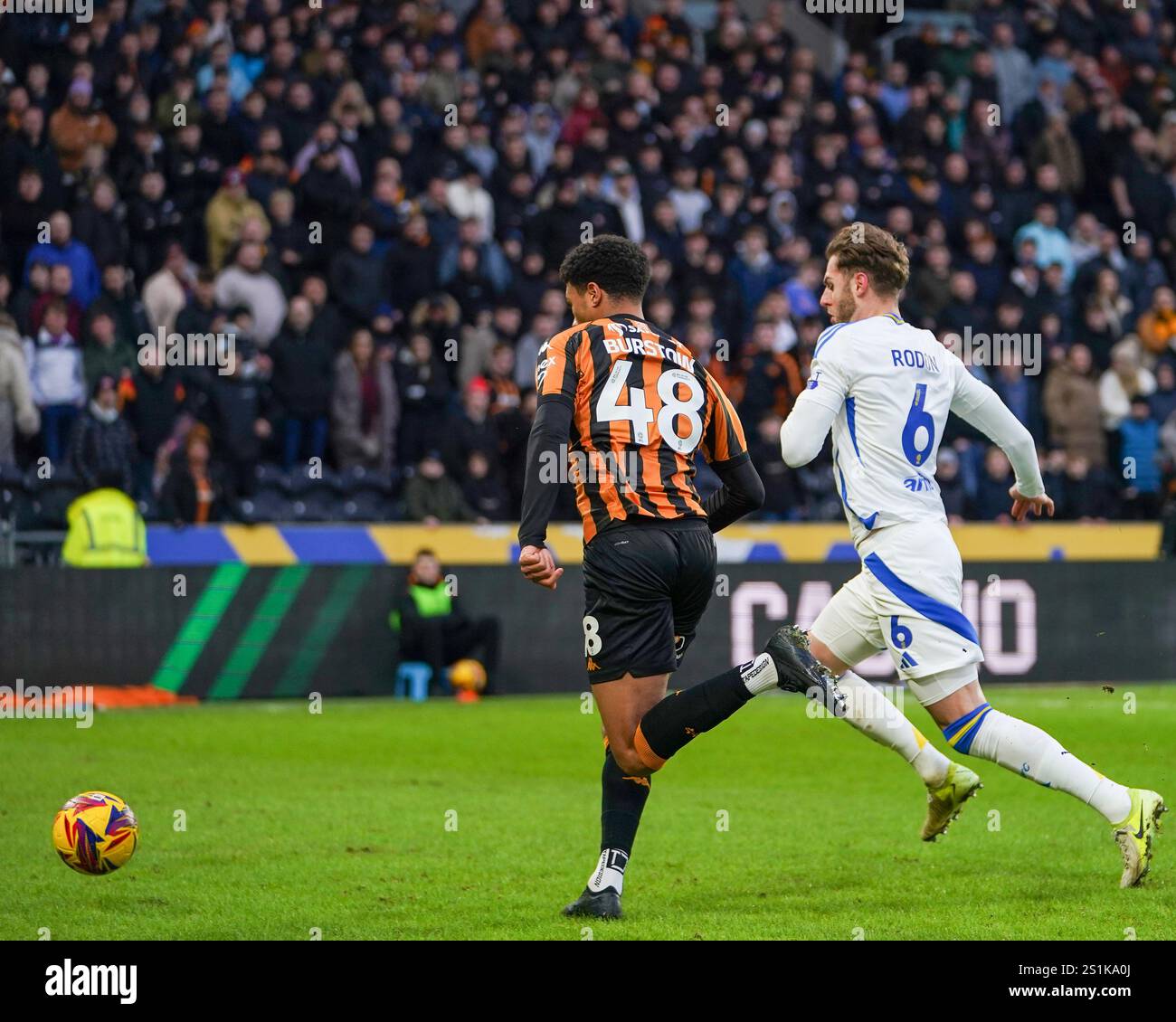 HULL, UK. 4th January 2025. EFL Championship Football League: Hull City ...