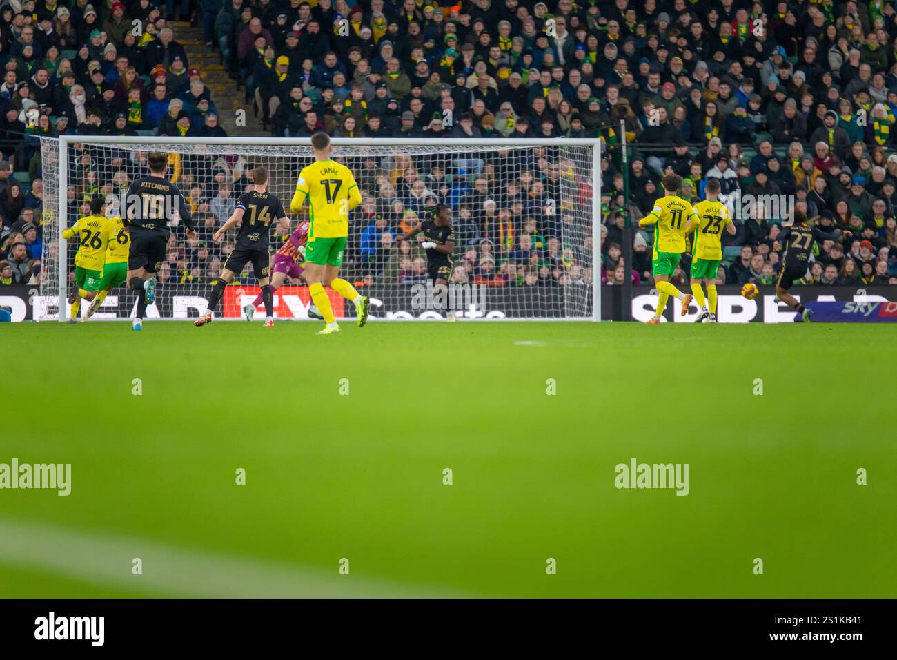 Milan van Ewijk of Coventry City scores their first goal during the Sky ...