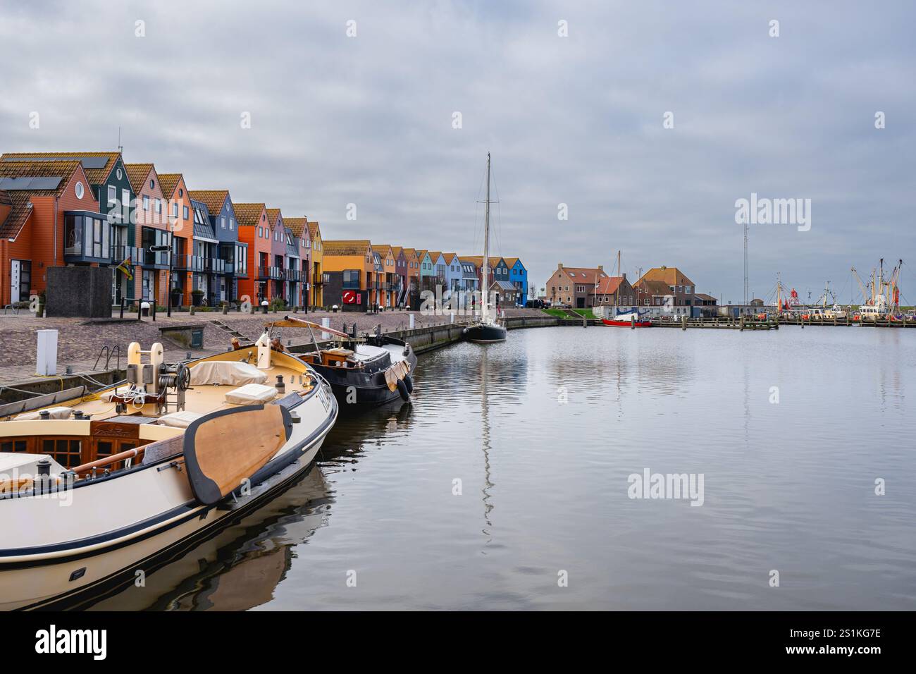 December 11, 2024. Stavoren, Netherlands. The Beautifull Harbour and ...