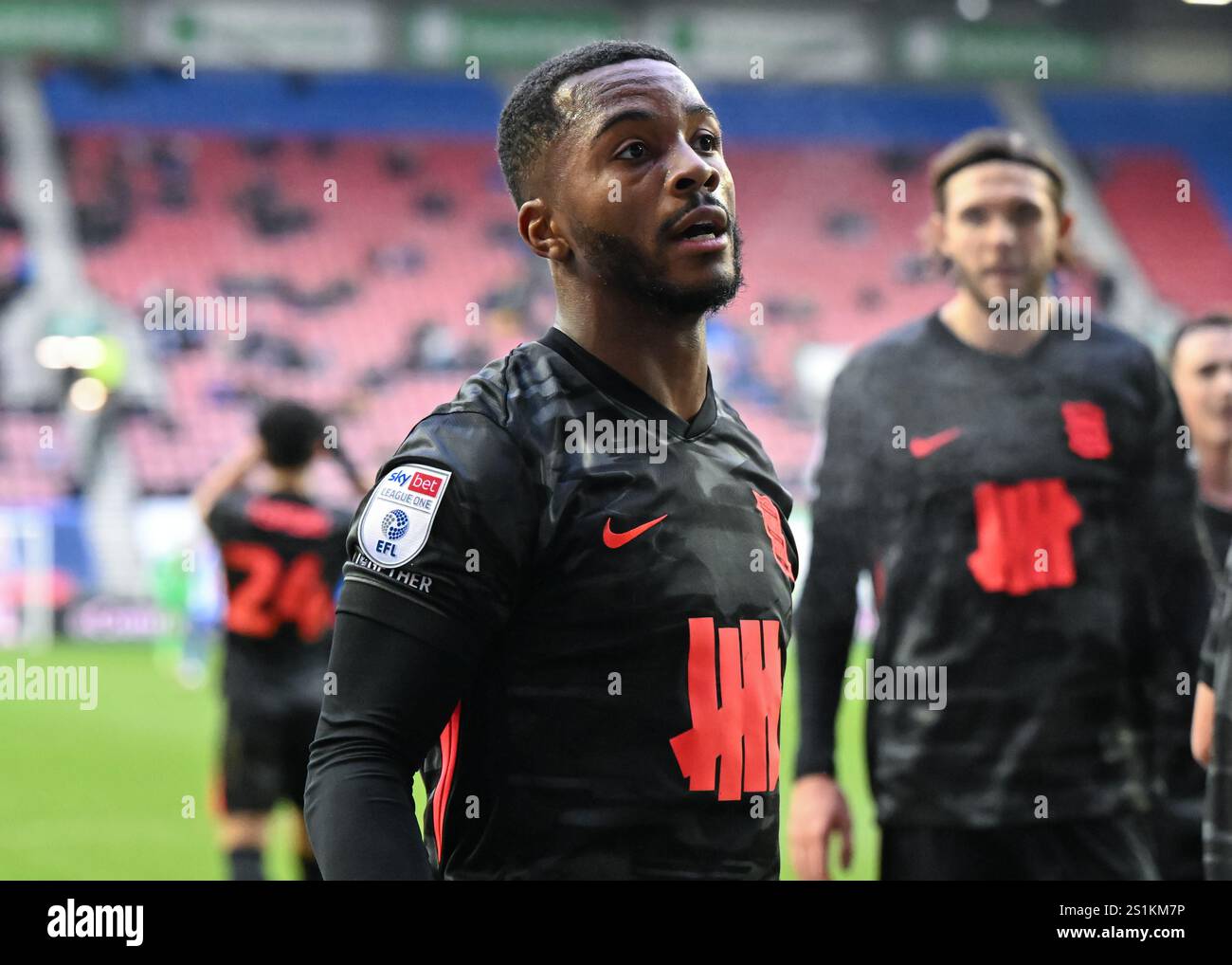 Birmingham City's Ethan Laird after scoring his sides second goal ...