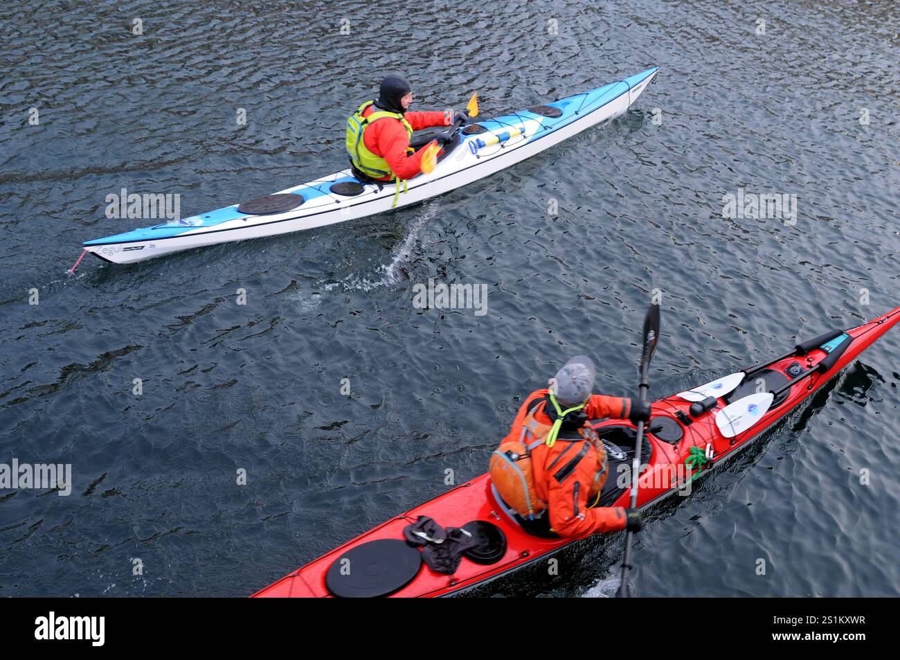 Copenhagen/ DenmarK/04 JANUARY 2025/ kanusport men in copenhagen holmen ...