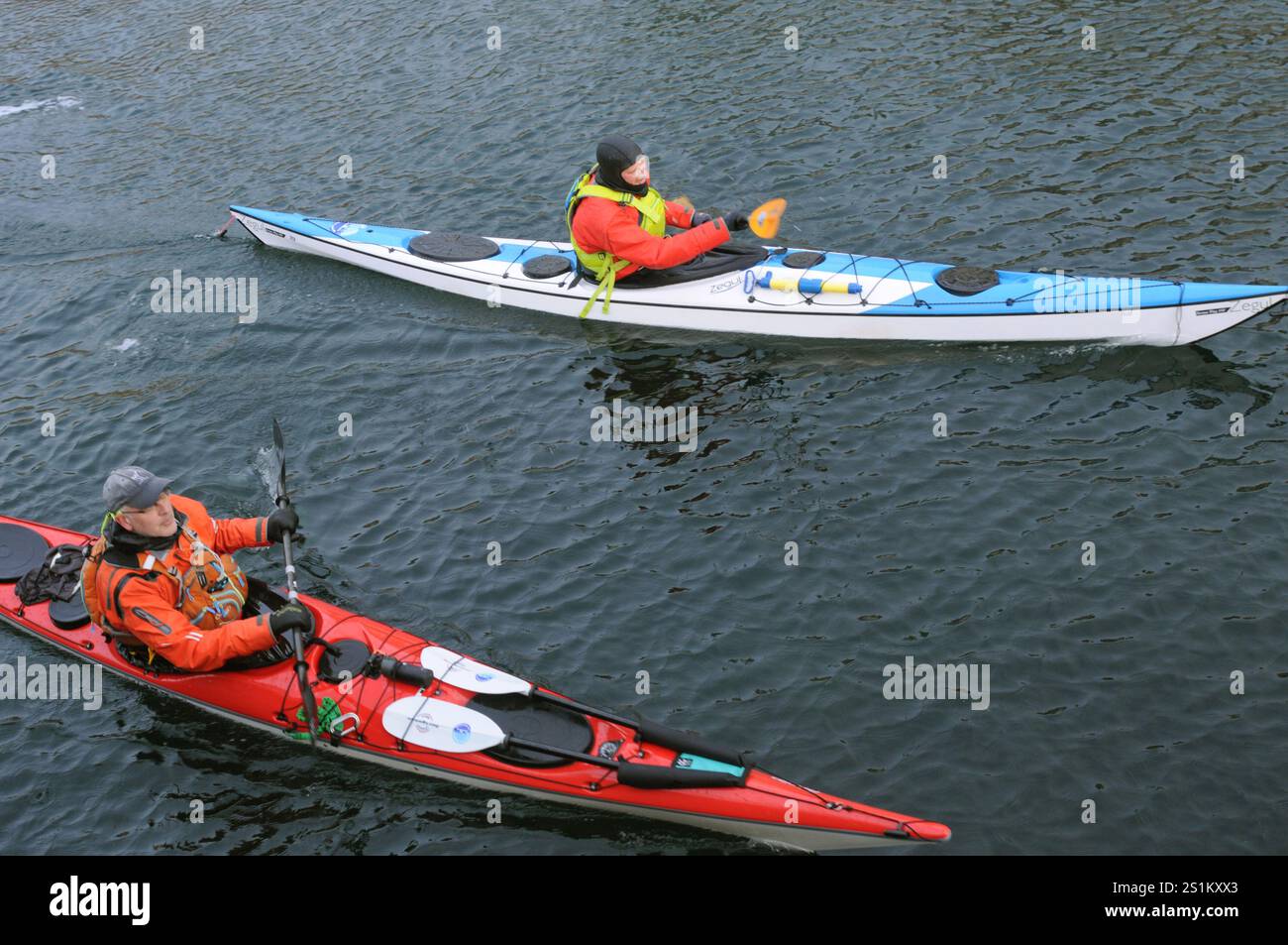 Copenhagen/ DenmarK/04 JANUARY 2025/ kanusport men in copenhagen holmen ...