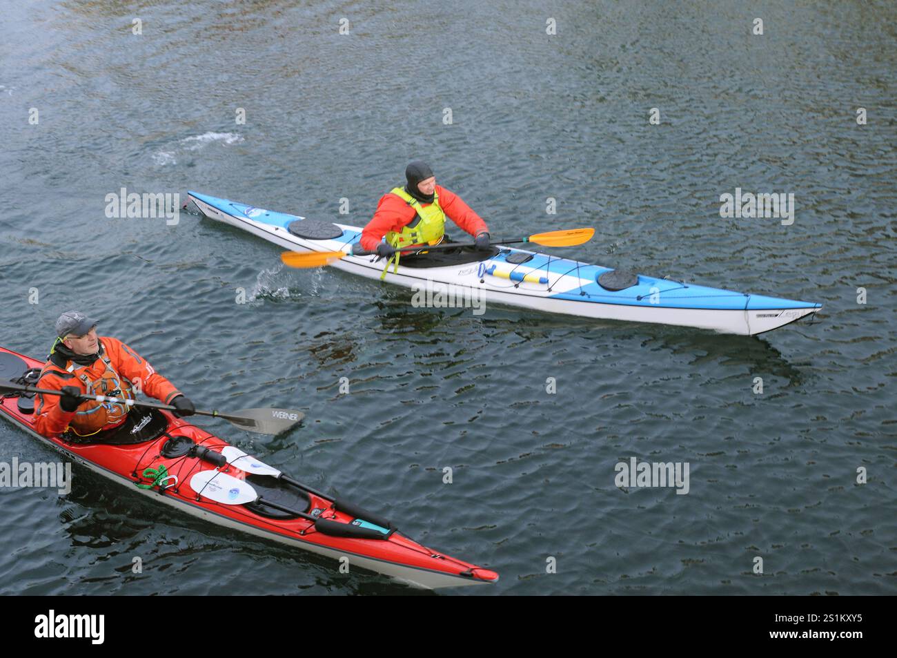 Copenhagen/ DenmarK/04 JANUARY 2025/ kanusport men in copenhagen holmen ...