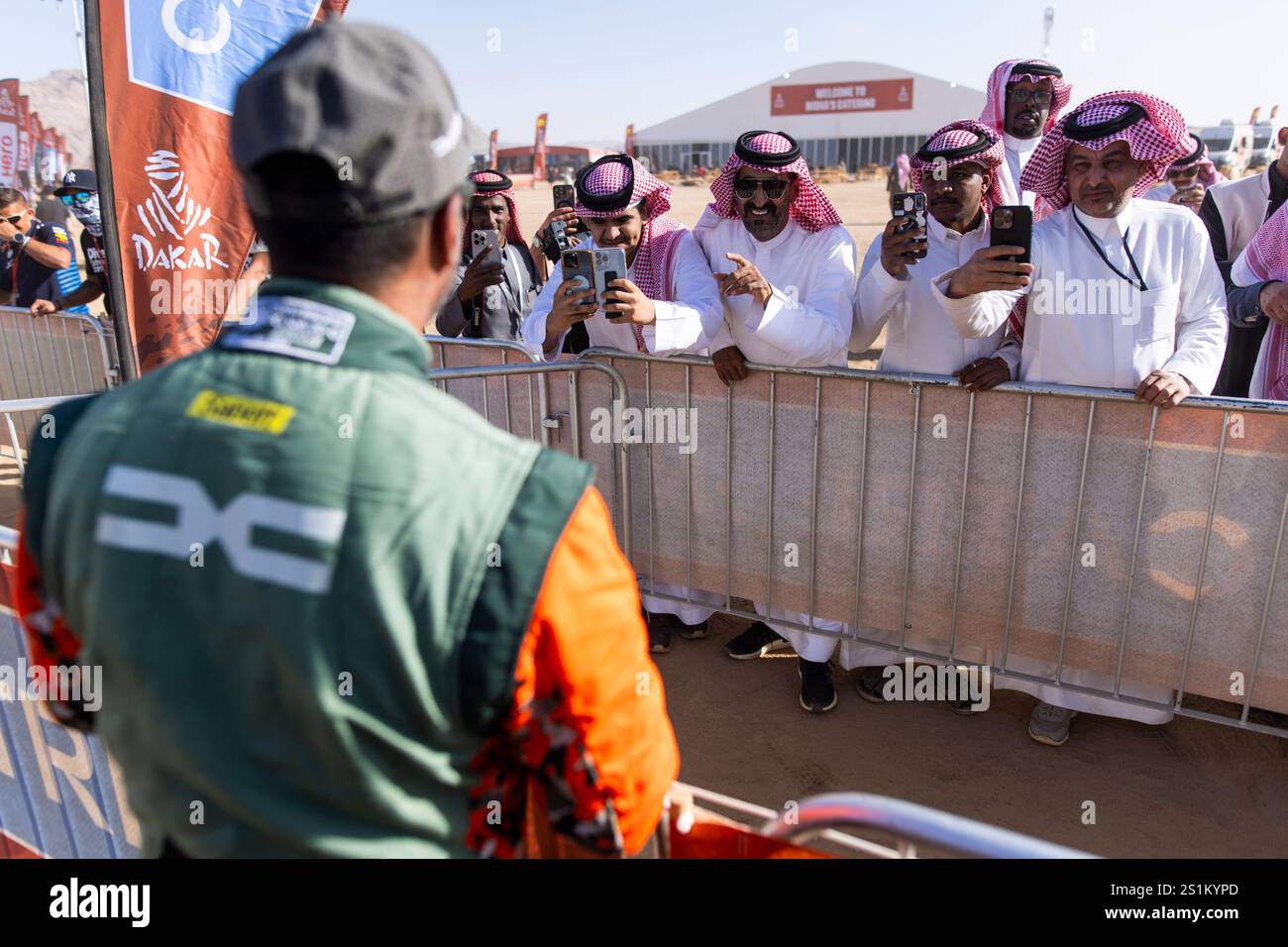 Bisha, Arabie Saoudite. 04th Jan, 2025. Ambiance during the Stage 1 of ...