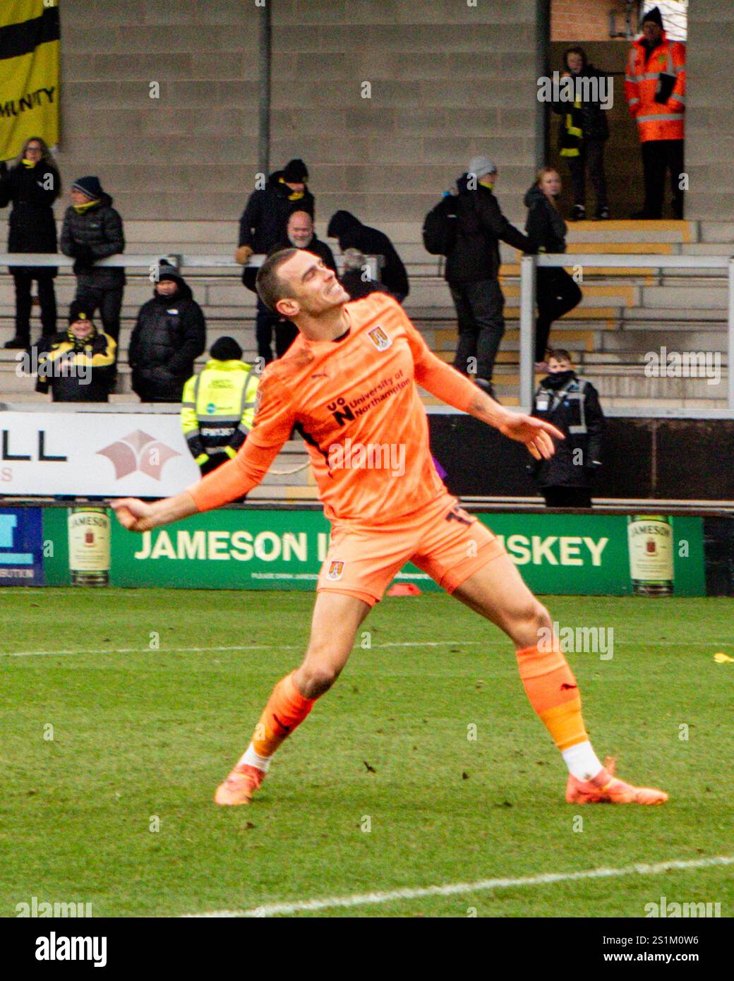 Burton Upon Trent, UK. 4th Jan, 2025. Goalkeeper Nik Tzanev of ...