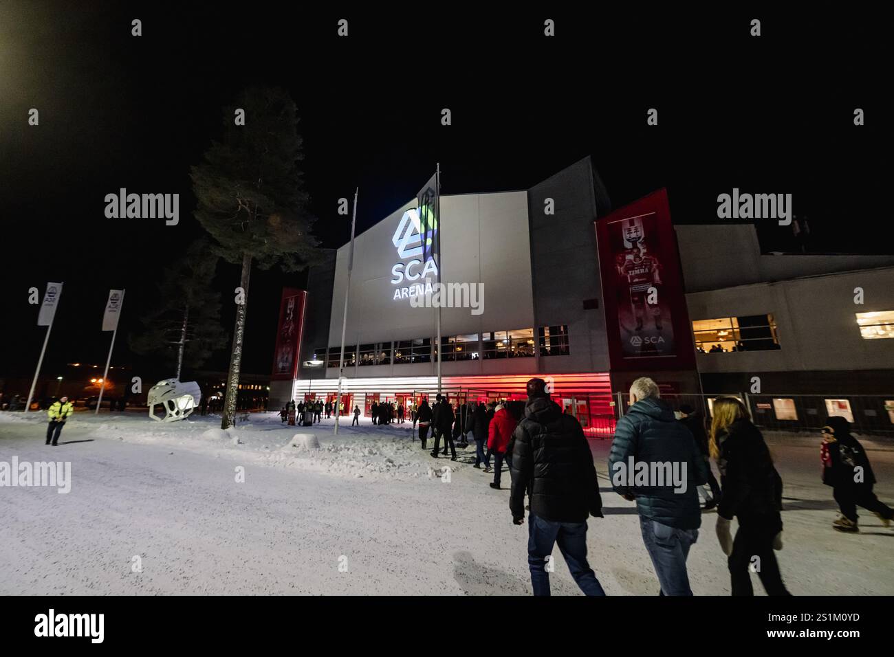 250104 SCA Arena inför ishockeymatchen i SHL mellan Timrå och Modo den ...