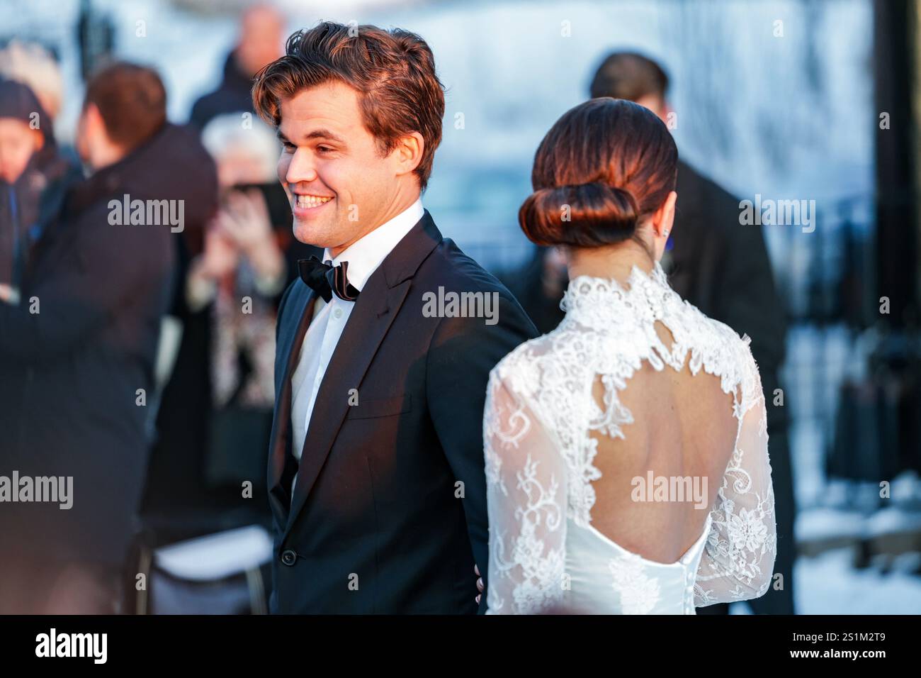 Oslo, Norway. 04th Jan, 2025. Oslo 20250104. Magnus Carlsen marries ...