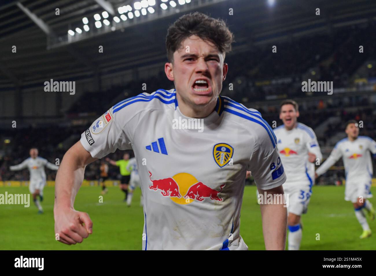 Leeds United's Daniel James celebrates putting Leeds United 2-1 during ...
