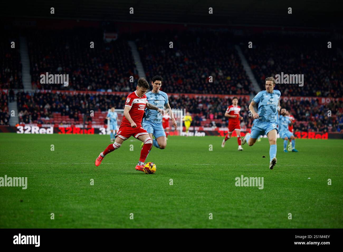 Riverside Stadium, Middlesbrough, UK. 4th Jan, 2025. EFL Championship ...
