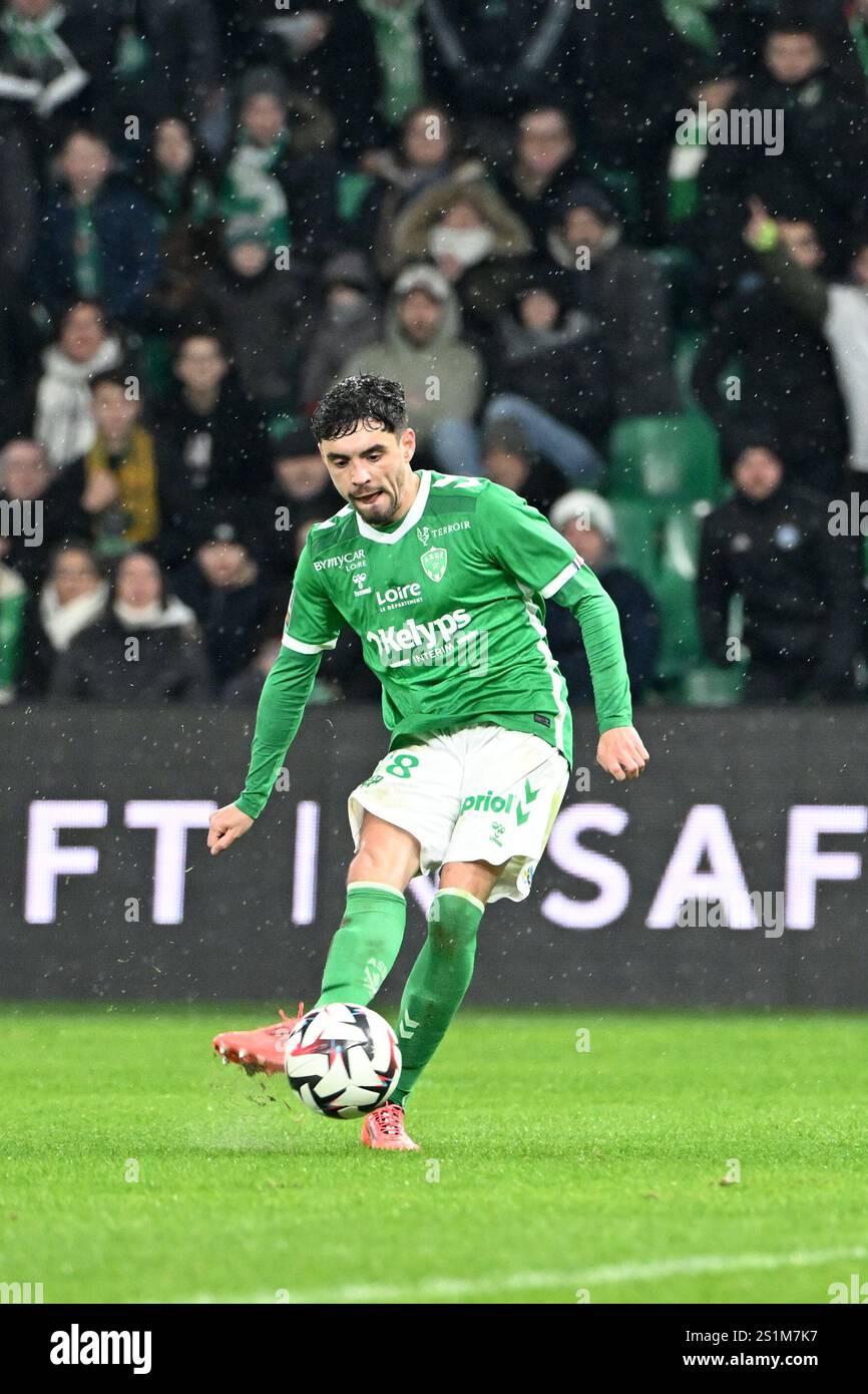 18 Mathieu CAFARO (asse) during the Ligue 1 McDonald's match between ...