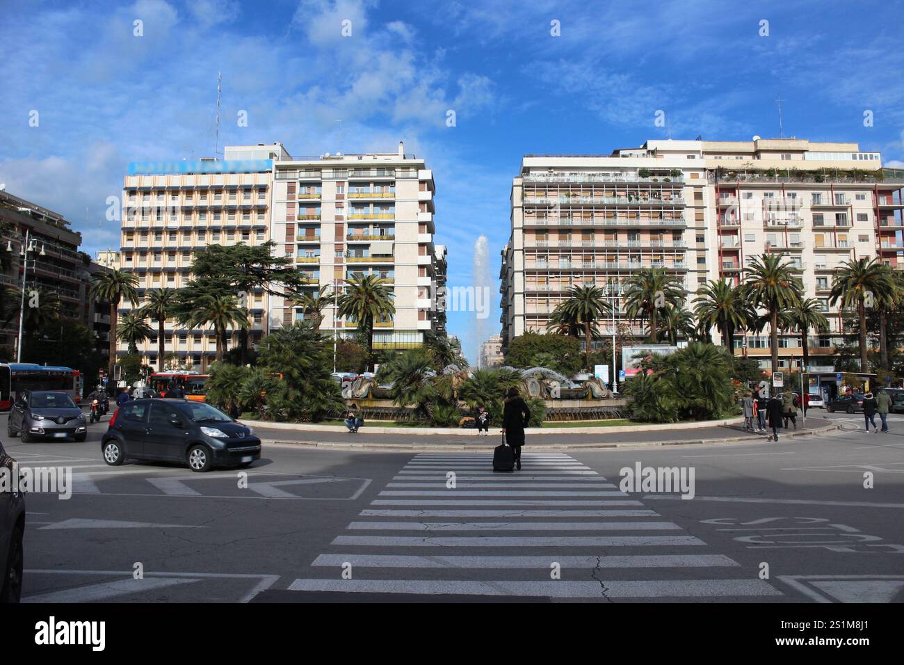 Piazza Aldo Moro in Bari, Italy Stock Photo - Alamy