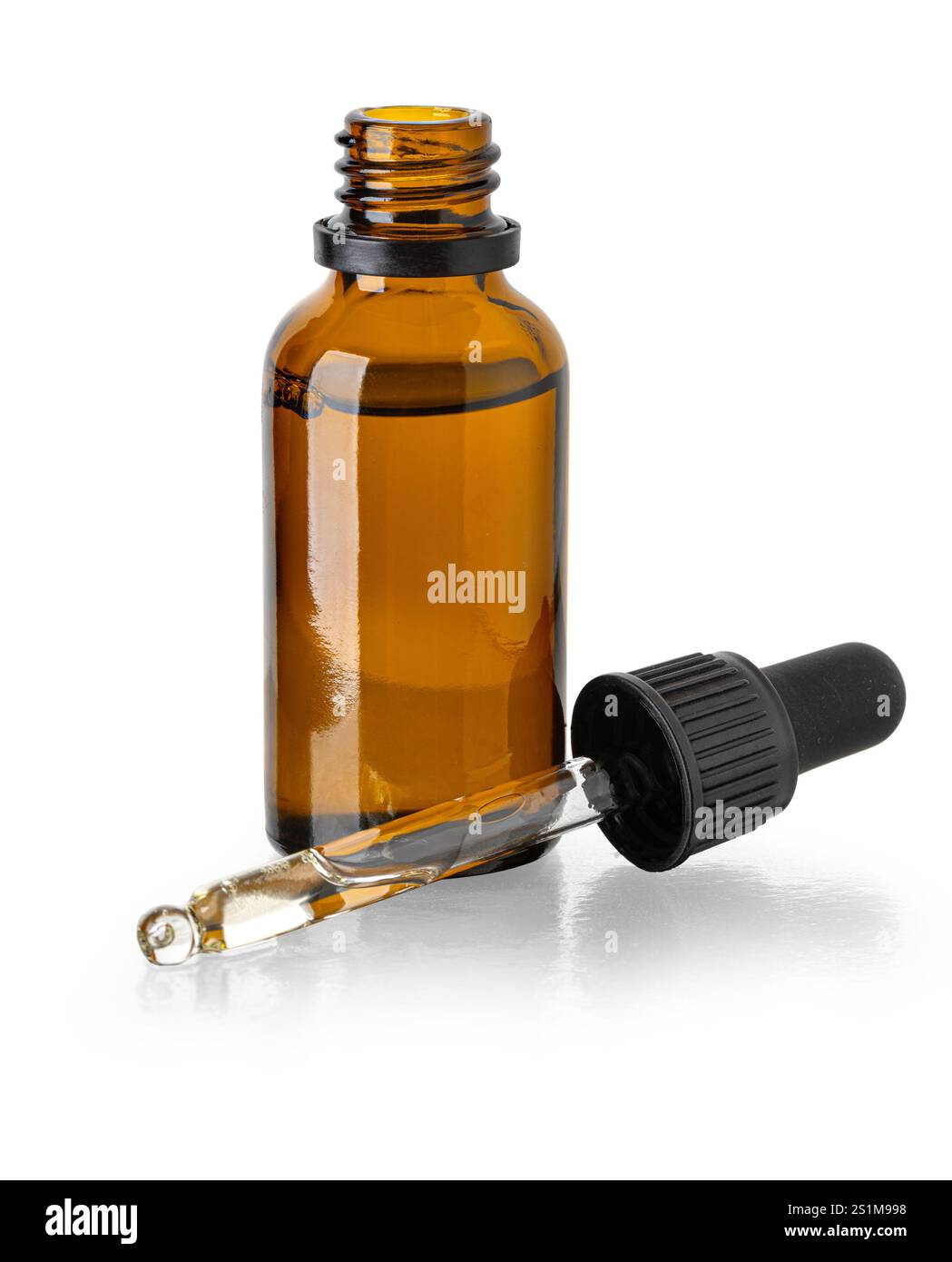 dropper bottle isolated on white background with clipping path Stock ...