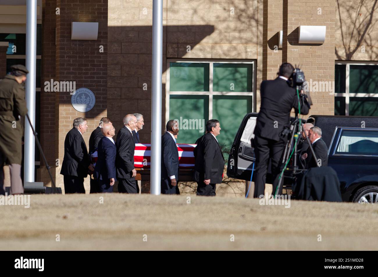 Americus, Georgia, USA. 4 Jan 2025. Secret Service agents who have ...
