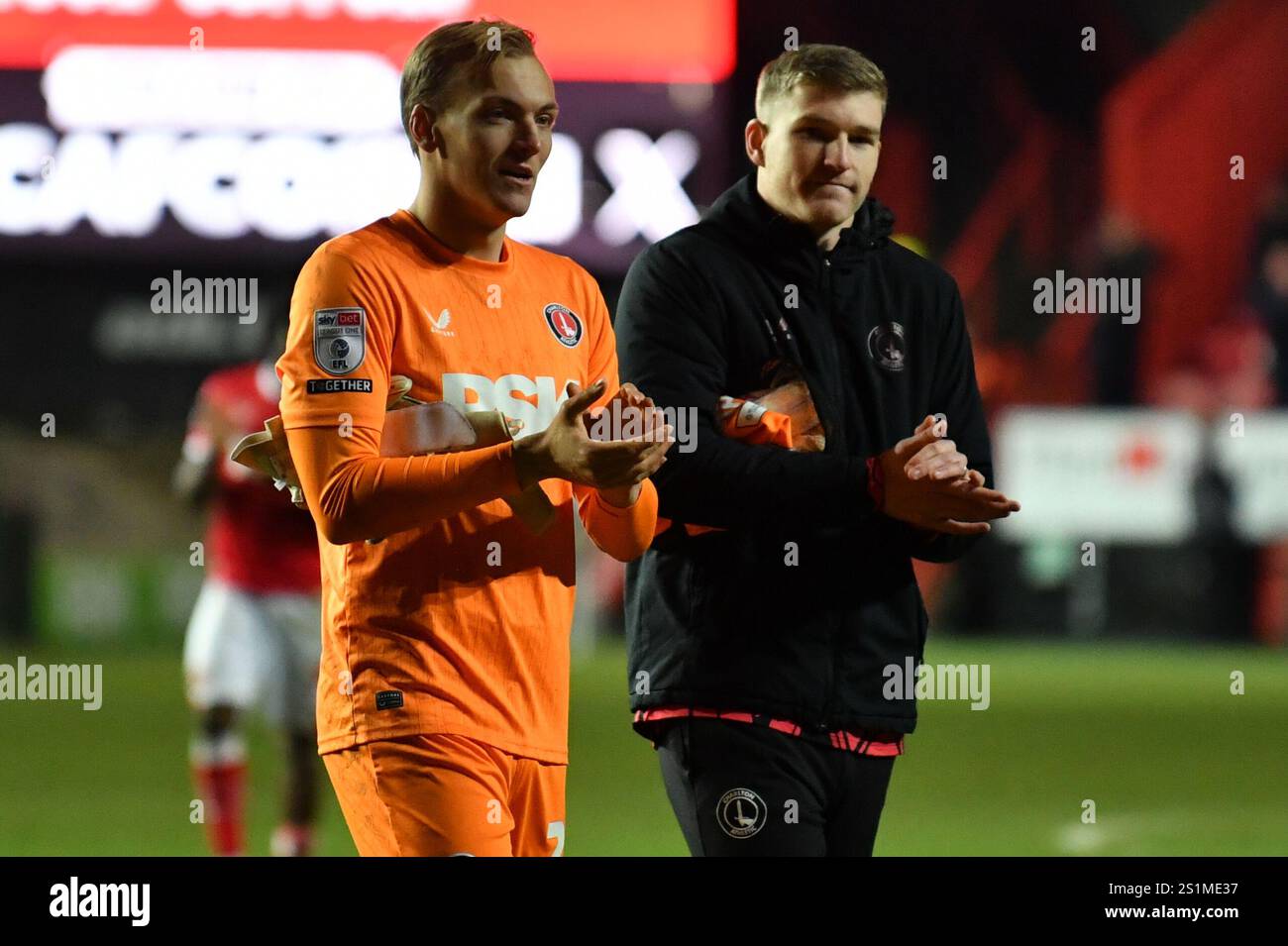 London, England. 4th Jan 2025. Ashley Maynard-Brewer and Will Mannion ...