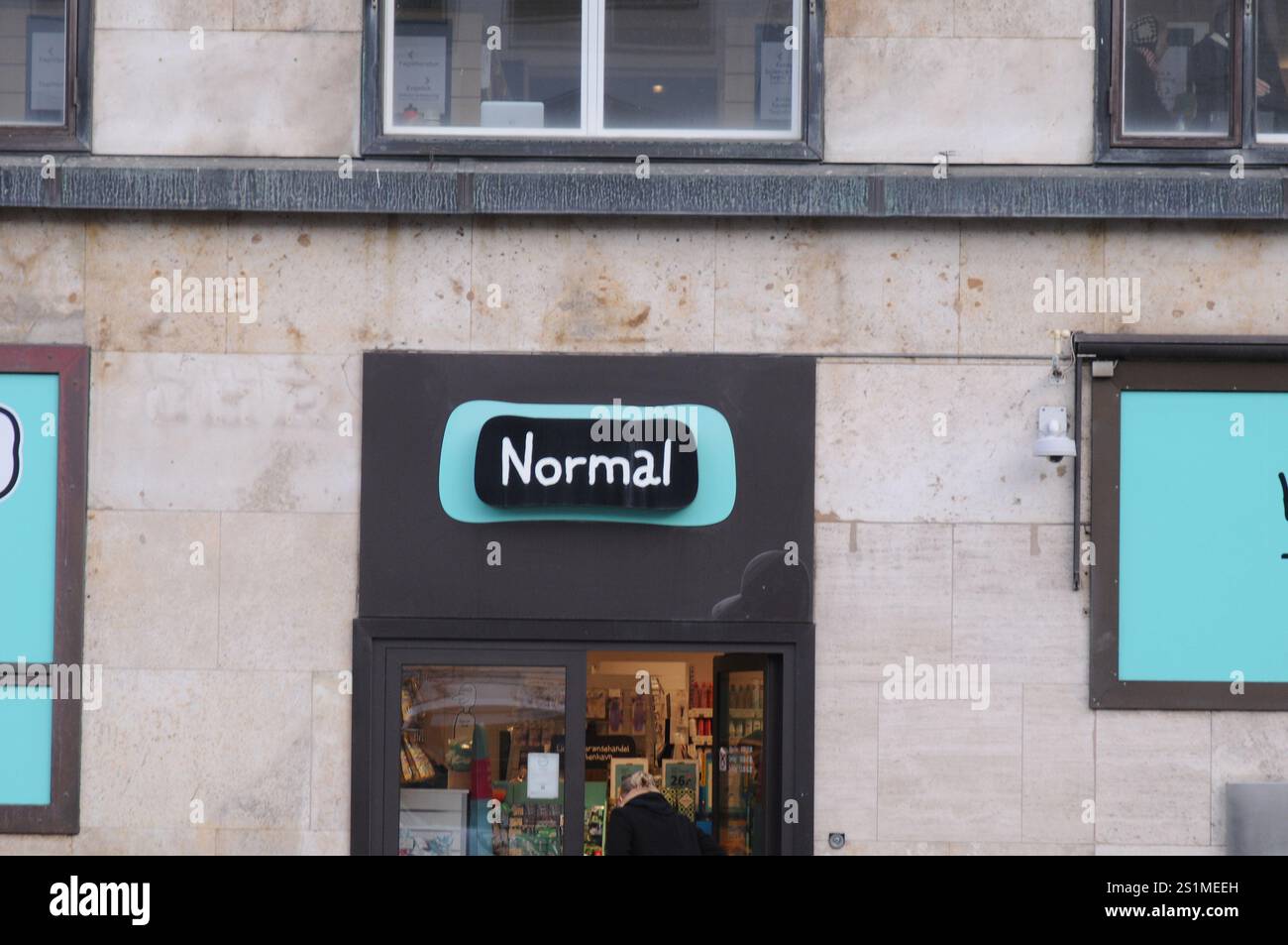 Copenhagen/ Denmark/04 JANUARY 2025/ Normal store shoppers in danish ...