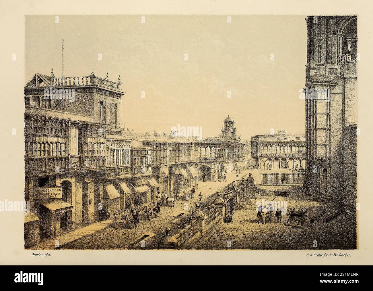 "Calle de los Judios" [Street of the Jews], Lima Peru. Vintage ...