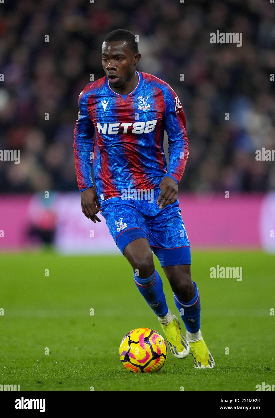 Crystal Palace's Tyrick Mitchell during the Premier League match at ...