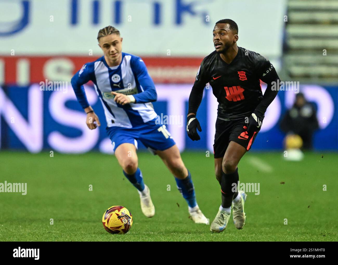 Birmingham City's Ethan Laird in action during the Sky Bet League One ...