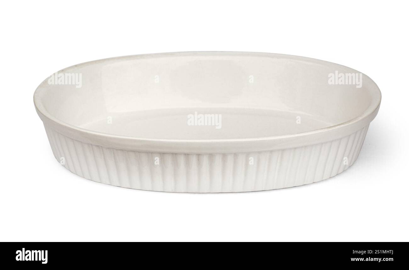 empty baking tray on white background with clipping path Stock Photo ...