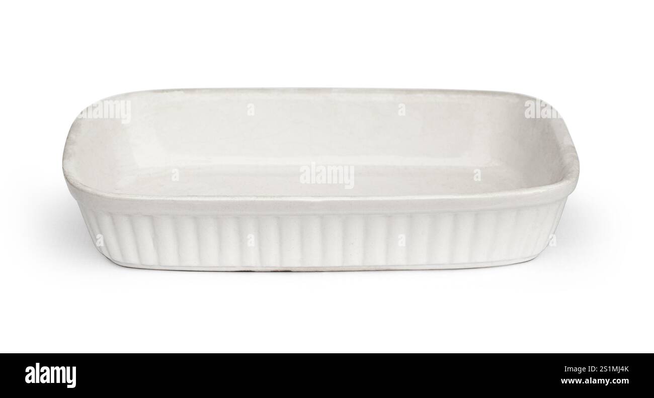 empty baking tray on white background with clipping path Stock Photo ...