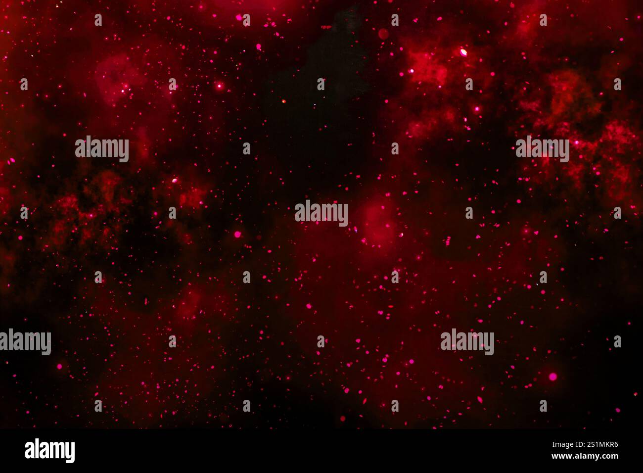 Red nebula in outer space showcasing a cosmic dust and gas formation ...