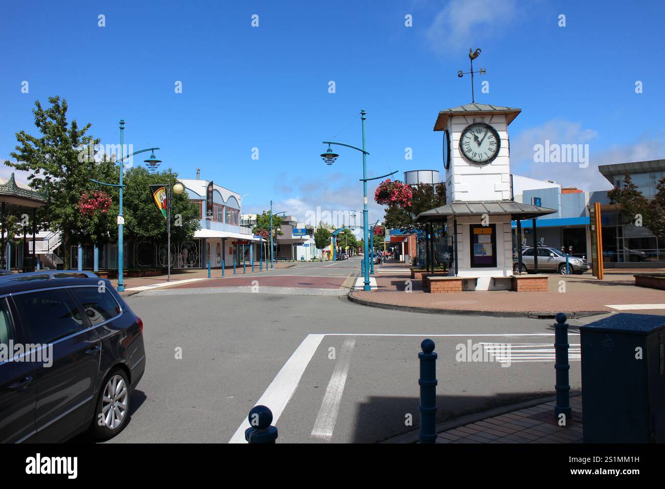 Town square in Blenheim, New Zealand Stock Photo - Alamy