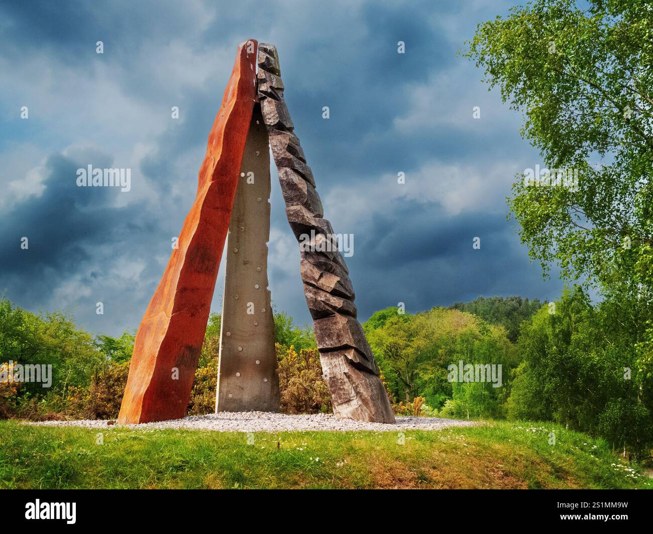 Roll of Honour Sculpture at New Fancy View, Forest of Dean ...