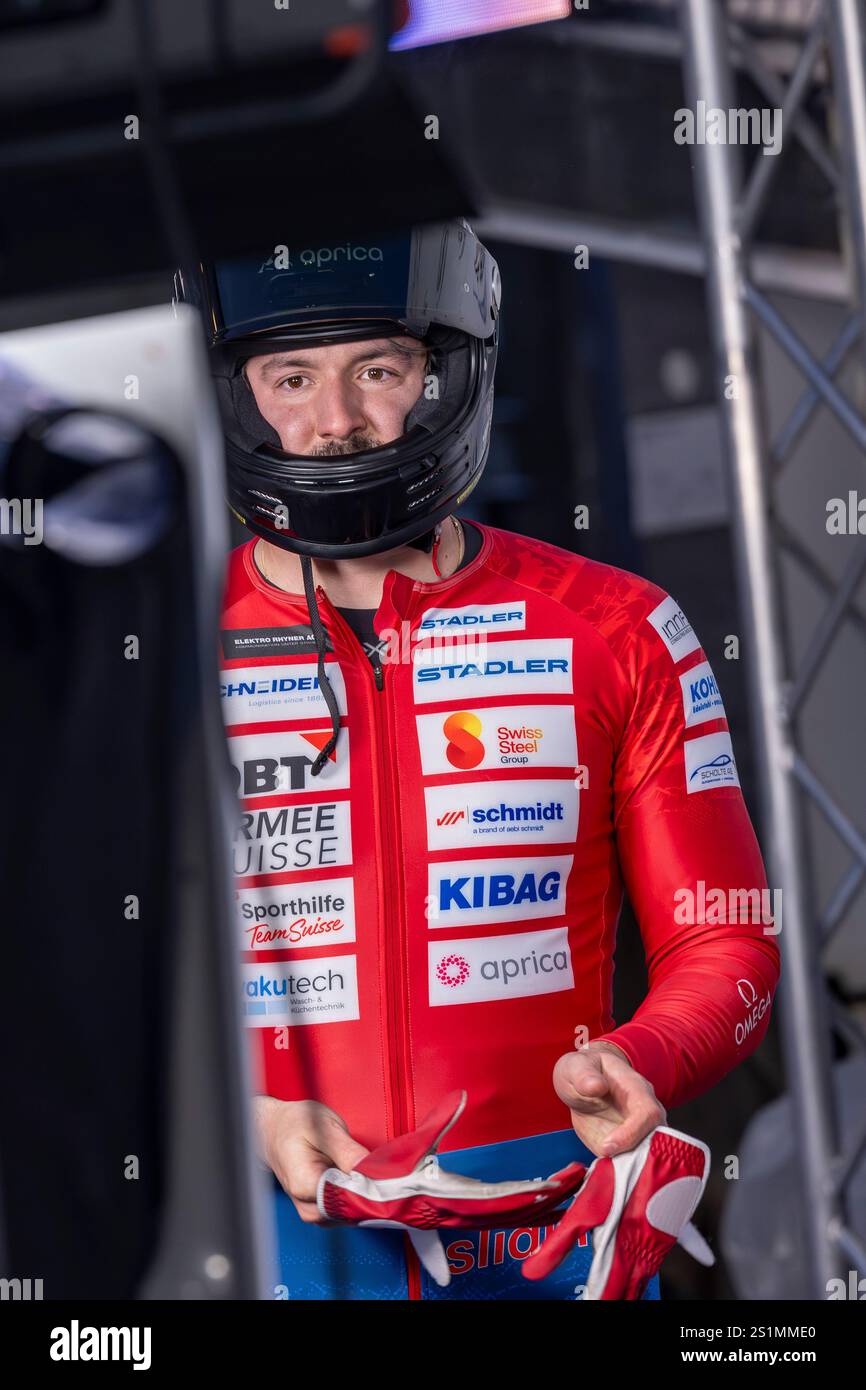 04 January 2025, North Rhine-Westphalia, Winterberg: Bobsleigh: World ...