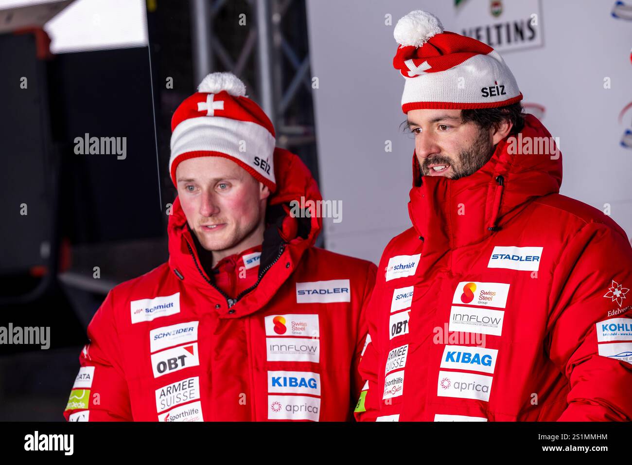 04 January 2025, North Rhine-Westphalia, Winterberg: Bobsleigh: World ...