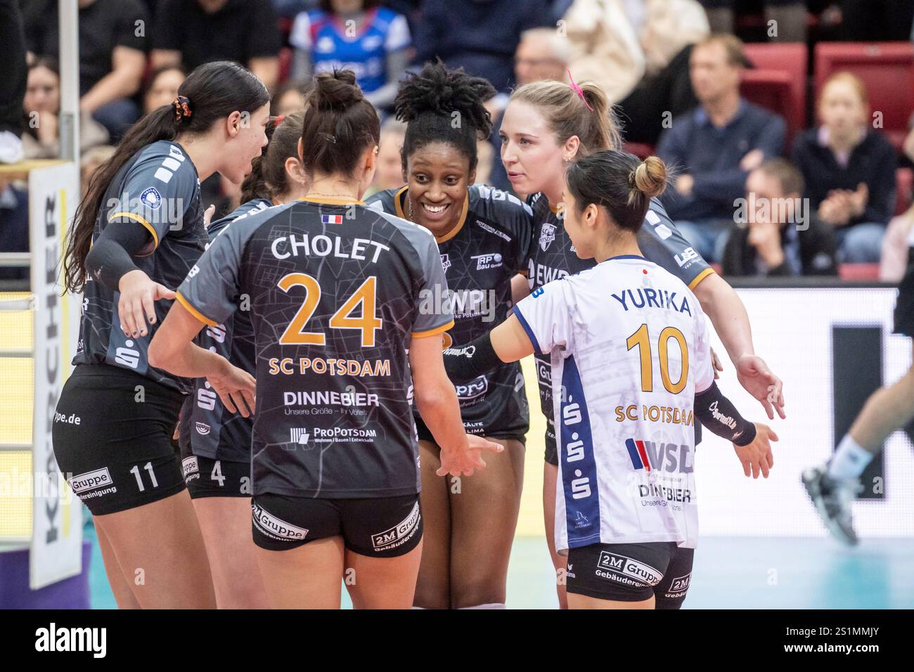 Stuttgart, Deutschland. 04th Jan, 2025. Danielle Harbin (SC Potsdam ...