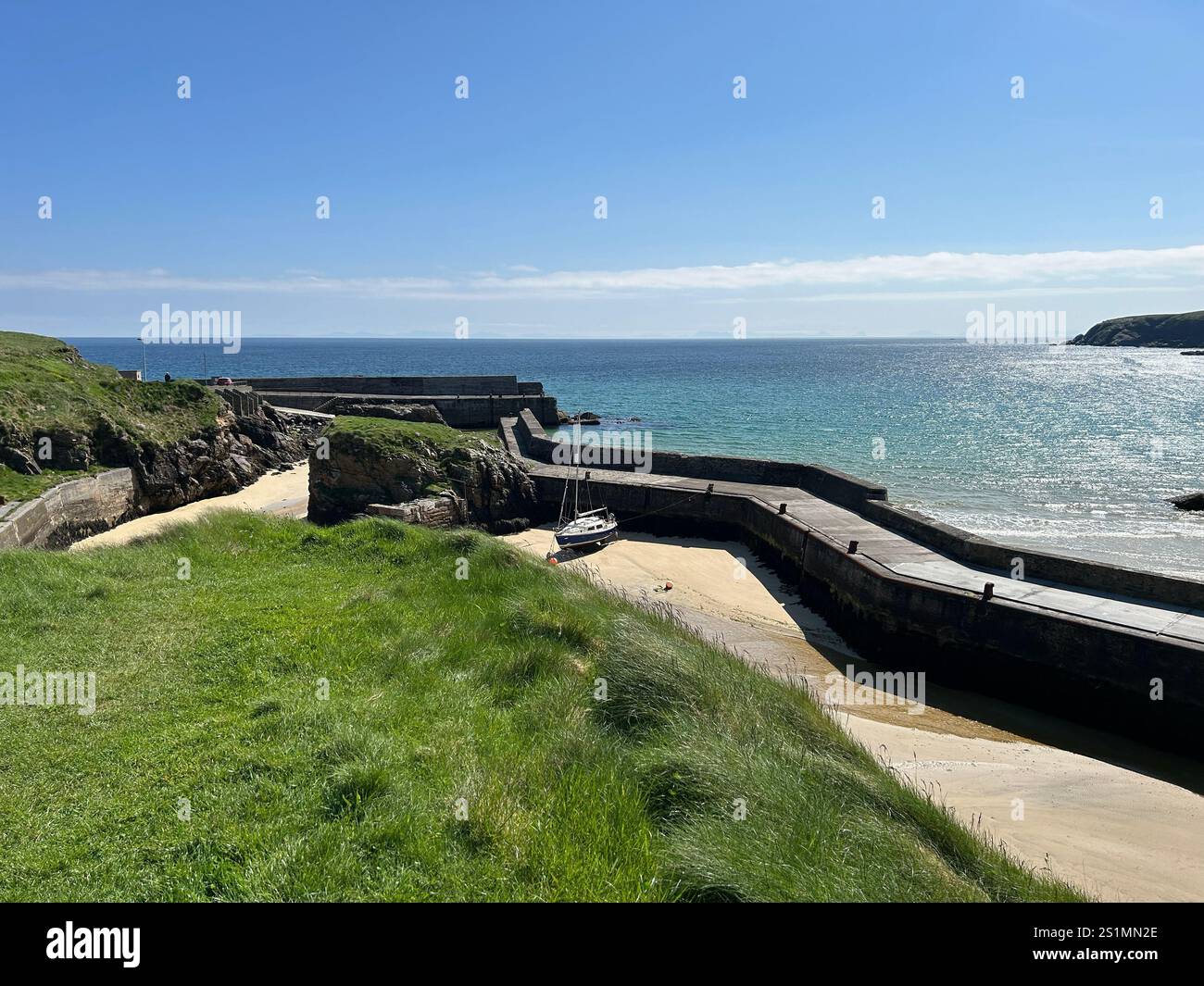 Port of Ness harbour, Isle of Lewis, Western Isles, Scotland Stock ...